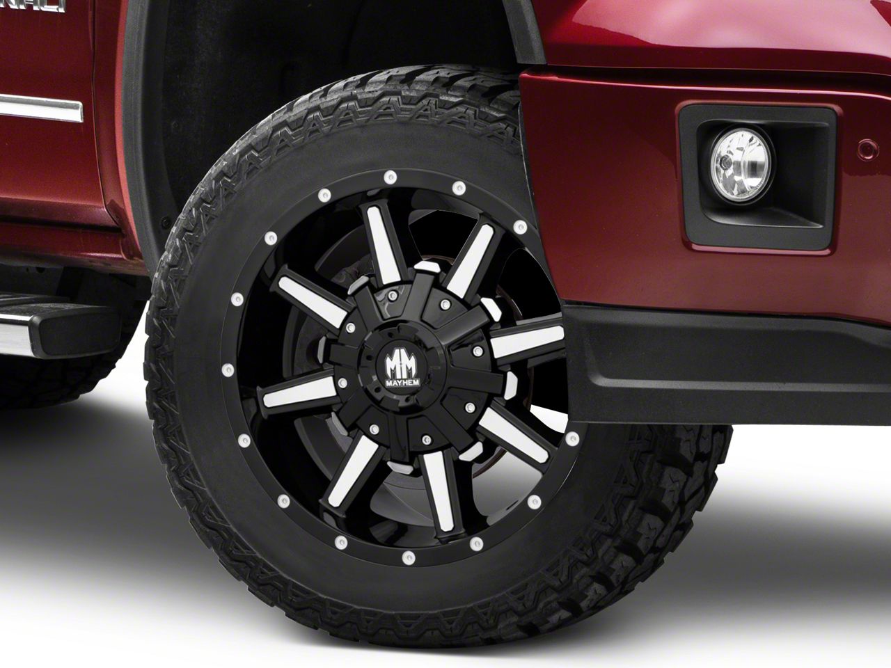 Mayhem Wheels Toyota 4-Runner Arsenal Gloss Black Machined 6-Lug Wheel ...
