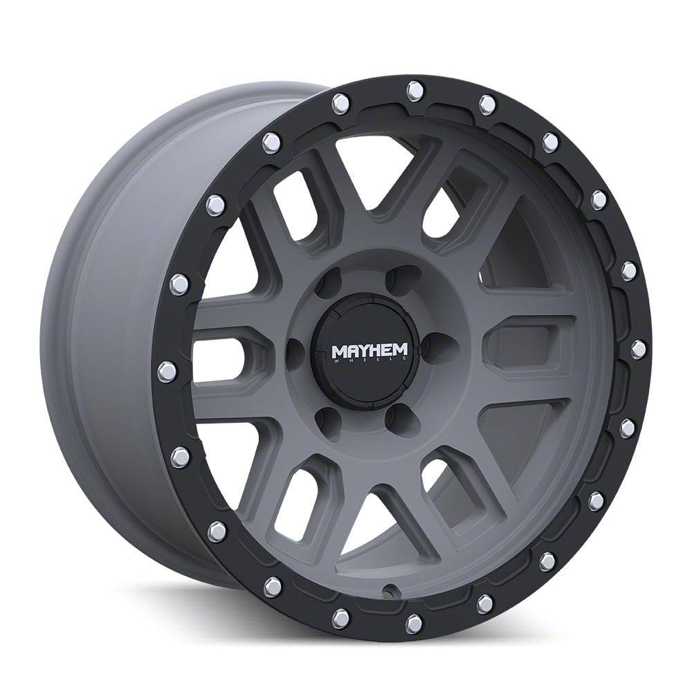 Mayhem Wheels Toyota 4-Runner Delta Matte Gunmetal 6-Lug Wheel; 17x9 ...