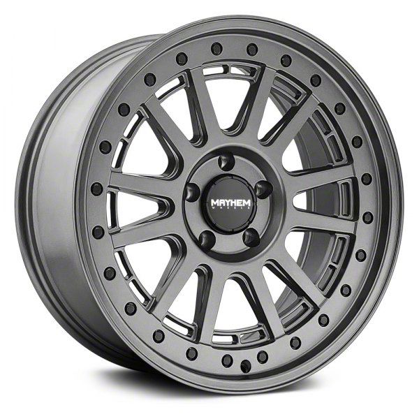 Mayhem Wheels Toyota 4-Runner Compass Matte Gunmetal 6-Lug Wheel; 17x9 ...