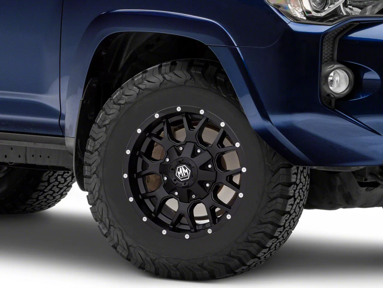 Mayhem Wheels Toyota 4-Runner Warrior Matte Black 6-Lug Wheel; 17x9 ...