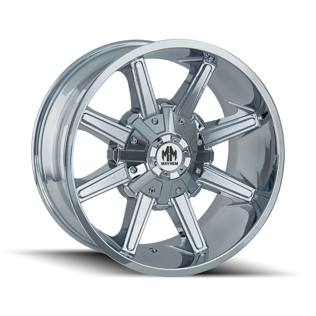 Mayhem Wheels Bronco Arsenal Chrome 6-Lug Wheel; 17x9; -12mm Offset ...