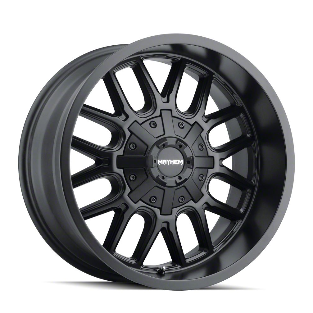 Mayhem Wheels Bronco Cogent Matte Black 6-Lug Wheel; 17x9; -12mm Offset ...