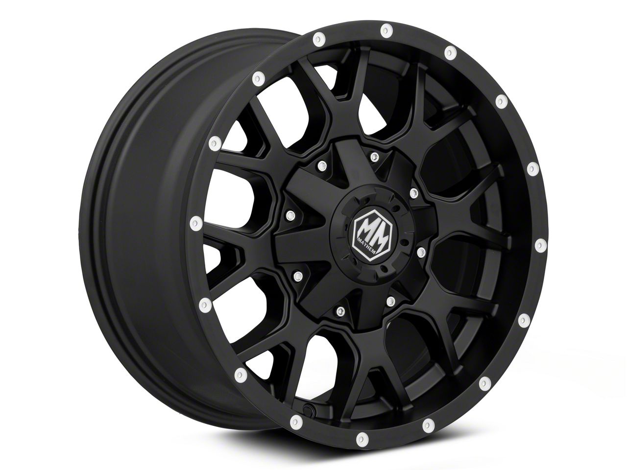 Mayhem Wheels Jeep Cherokee Warrior Matte Black Wheel; 17x9; 18mm ...