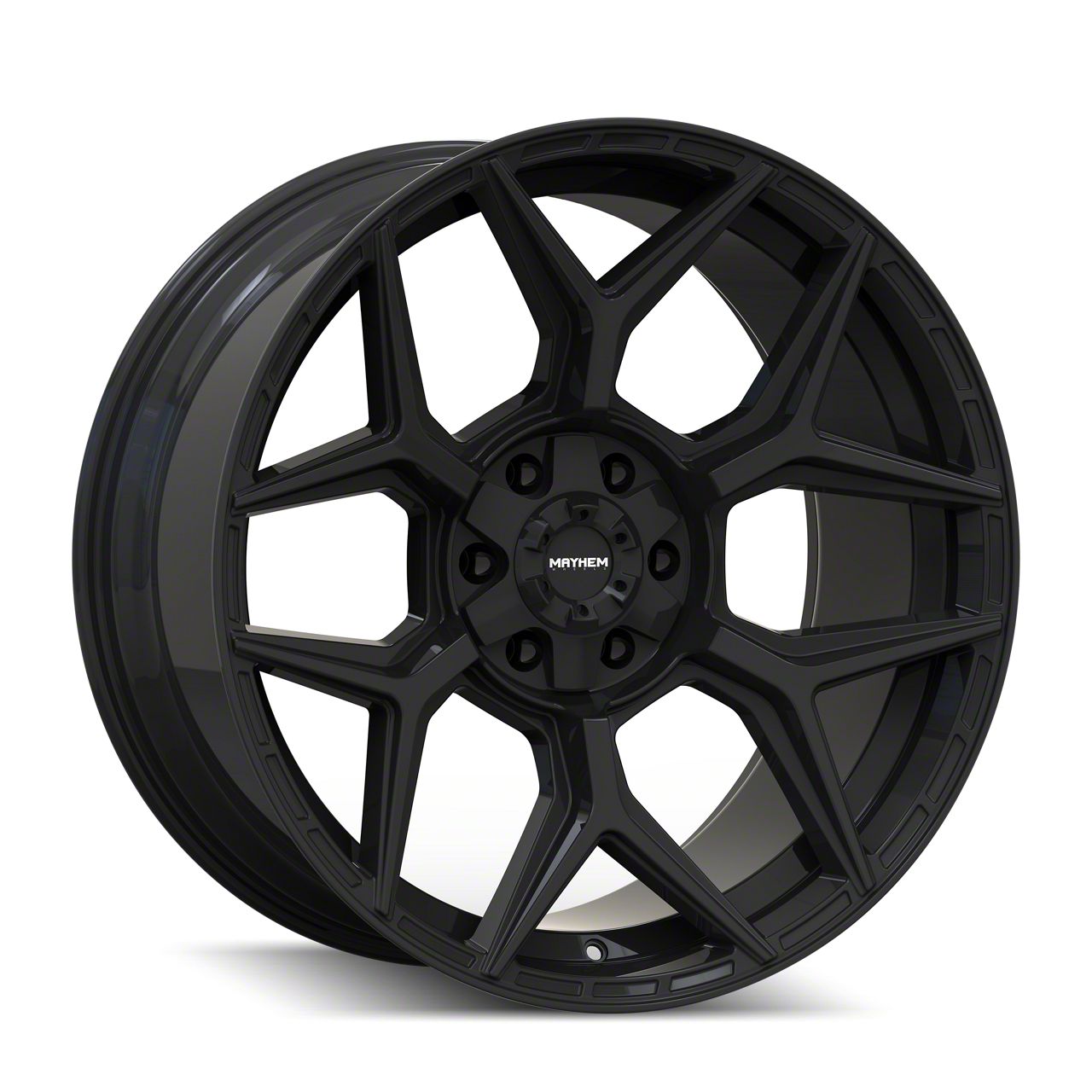 Mayhem Wheels Jeep Gladiator Vanquish Gloss Black Wheel; 20x9; 0mm ...