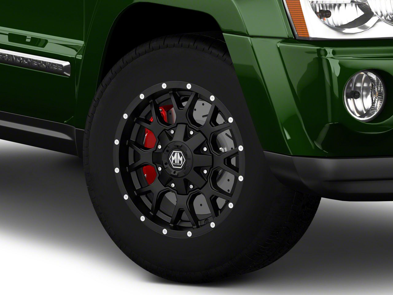 Mayhem Wheels Jeep Grand Cherokee Warrior Matte Black Wheel; 17x9 ...
