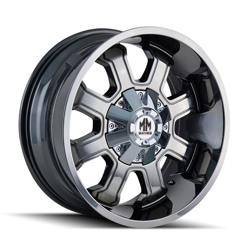 Mayhem Wheels Jeep Grand Cherokee Fierce Chrome Wheel; 20x10; -19mm ...