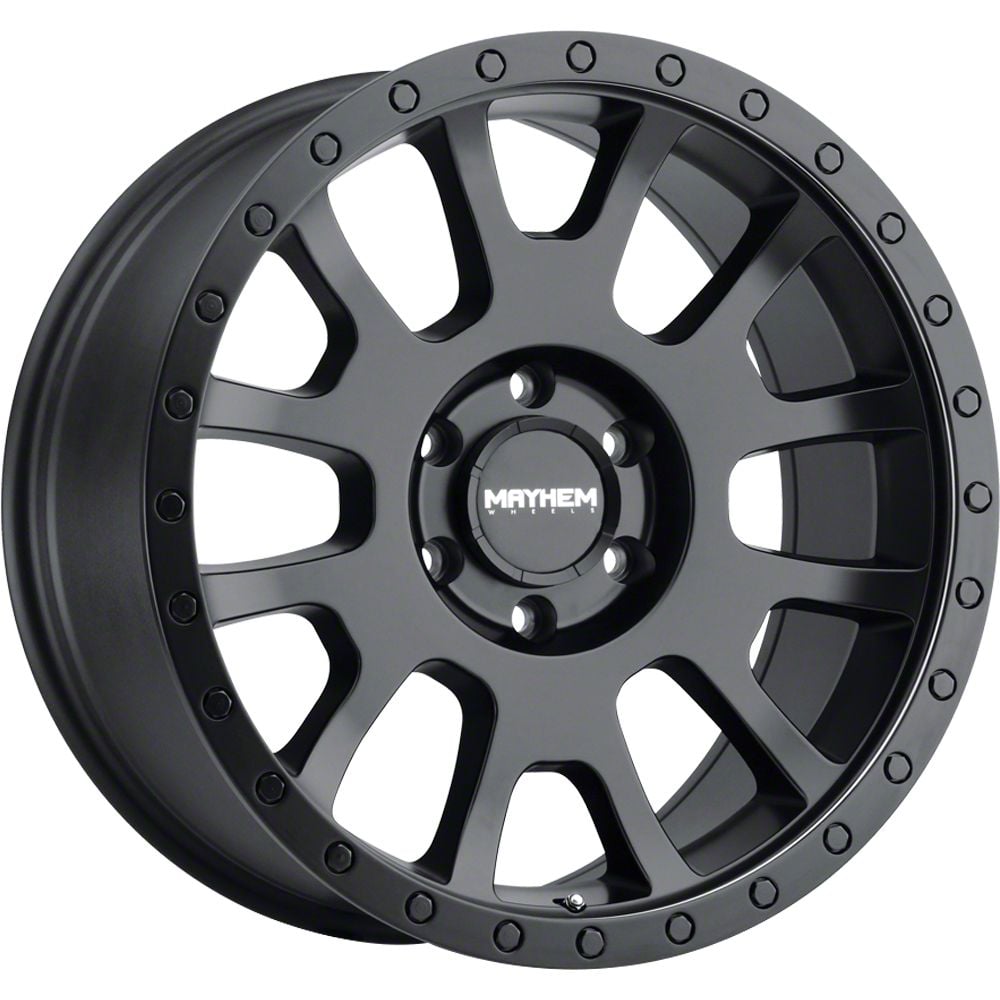 Mayhem Wheels Jeep Grand Cherokee Scout Matte Black Wheel; 17x8.5; 0mm ...