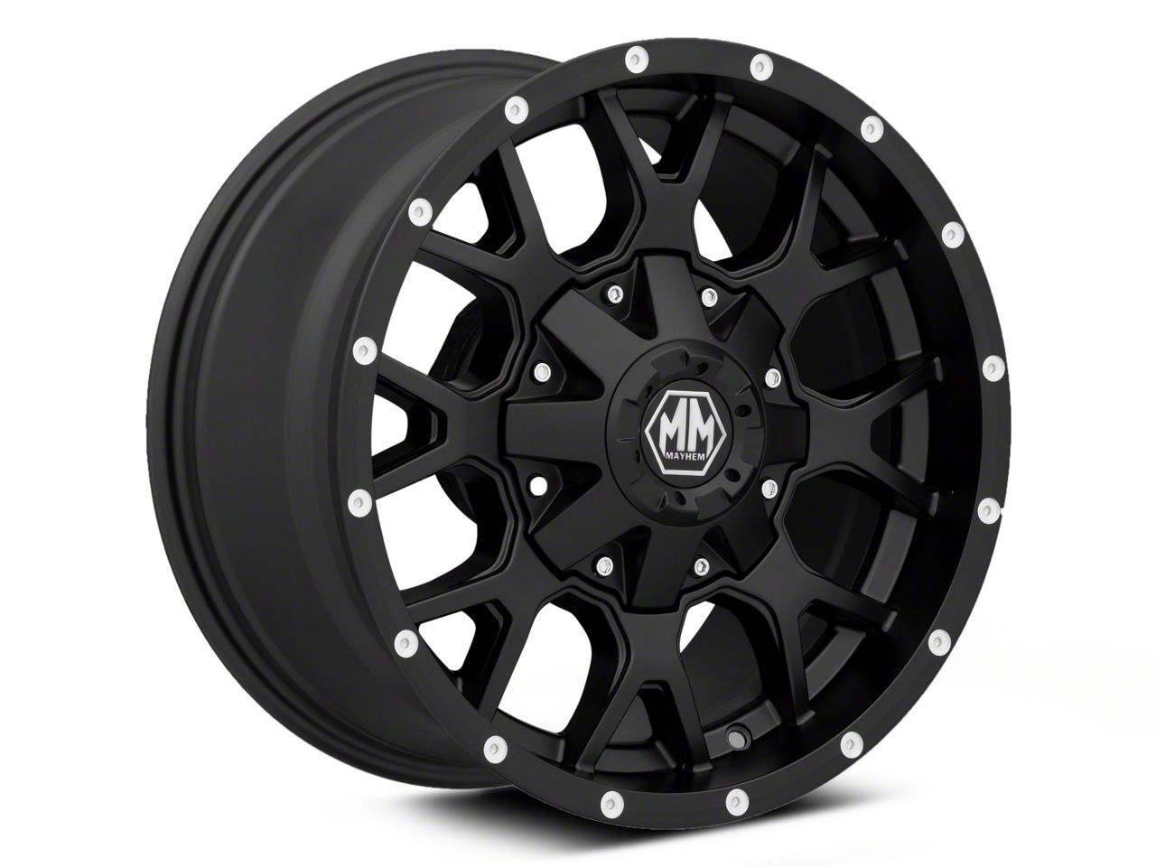 Mayhem Wheels Jeep Grand Cherokee Warrior Matte Black Wheel; 17x9 ...