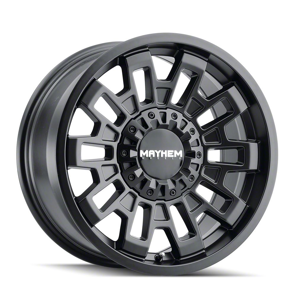 Mayhem Wheels Jeep Wrangler Cortex Matte Black Wheel; 20x10; -19mm ...