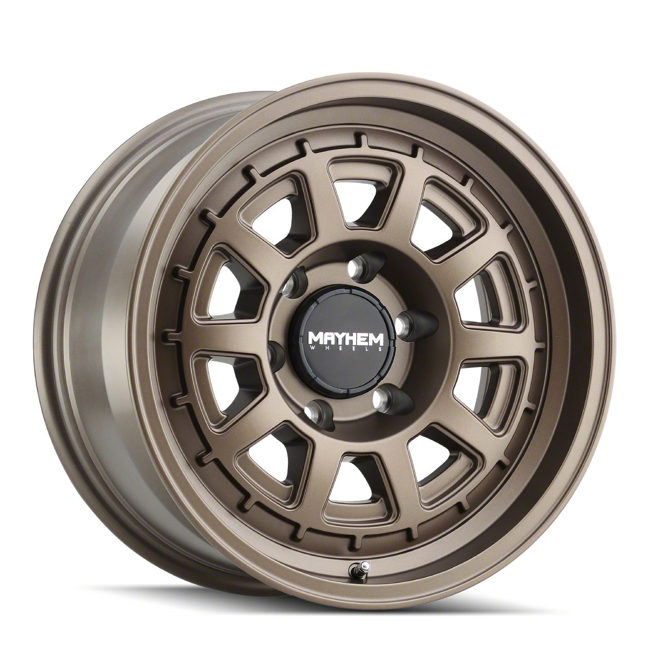 Mayhem Wheels Jeep Wrangler Voyager Satin Dark Bronze Wheel; 15x7; 15mm ...