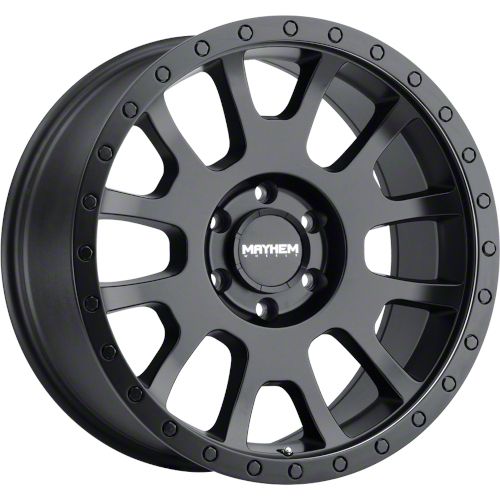 Mayhem Wheels Titan XD Scout Matte Black 6-Lug Wheel; 20x9; 10mm Offset ...
