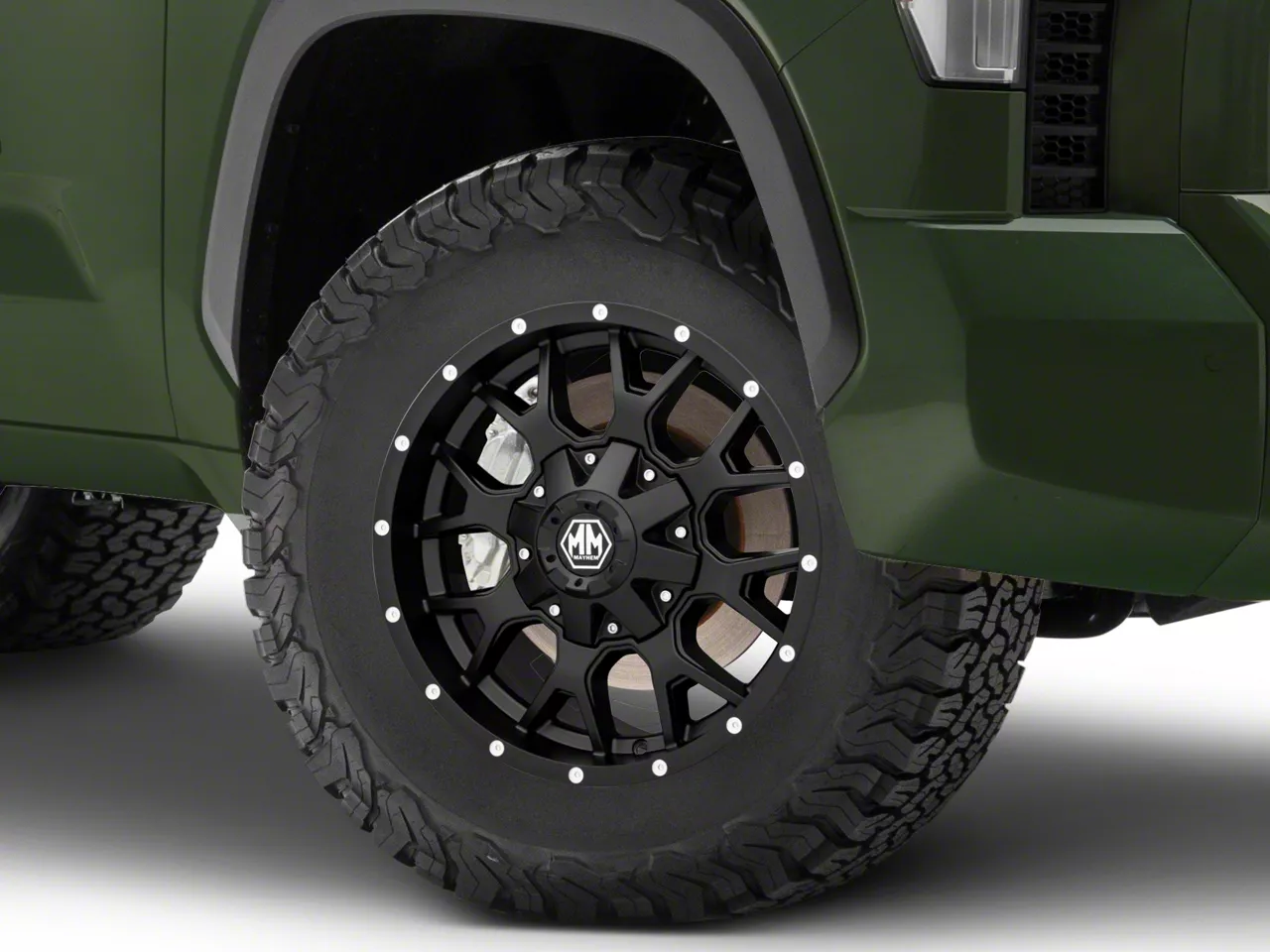 Mayhem Wheels Tundra Warrior Matte Black 6-Lug Wheel; 18x9; -12mm ...