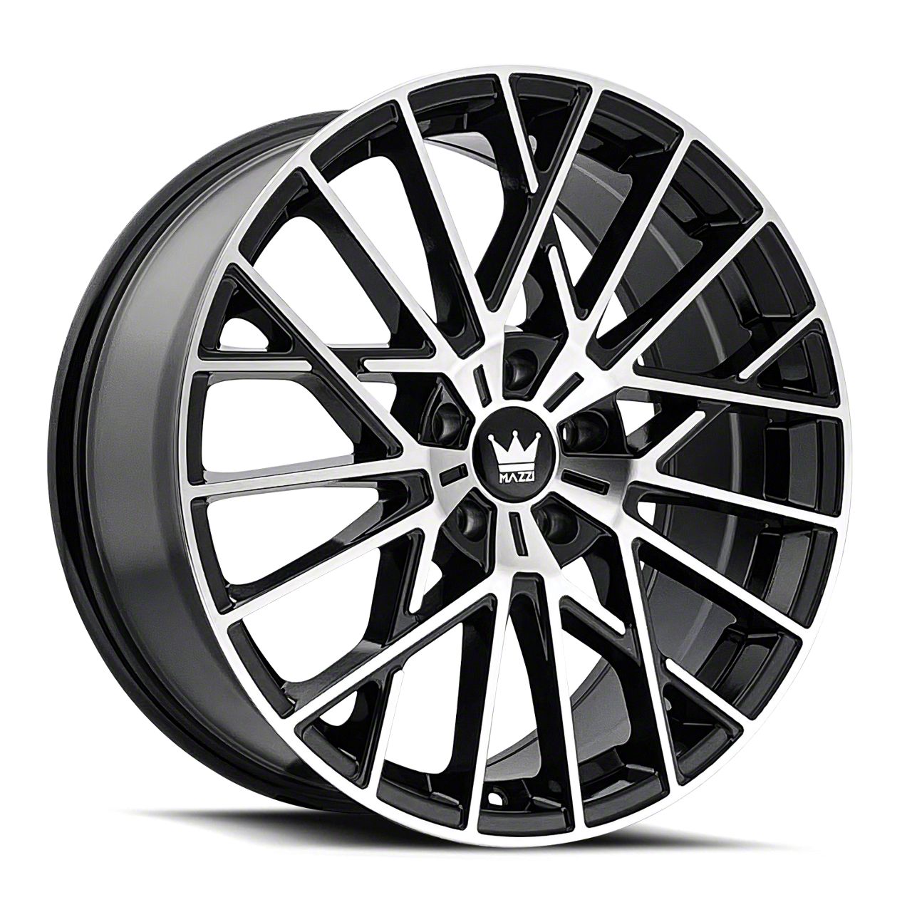 Mazzi Jeep Grand Cherokee Jinx Gloss Black Machined Wheel; 20x8.5; 38mm ...