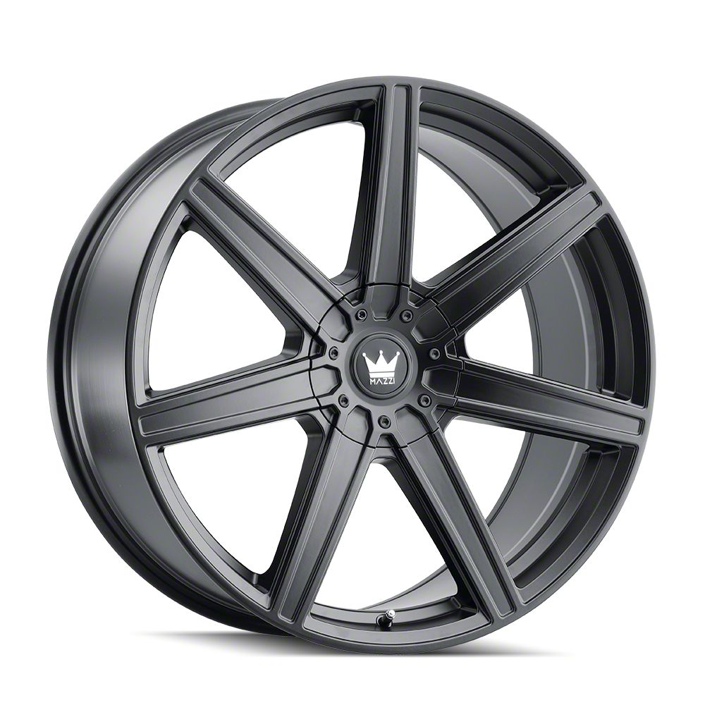 Mazzi Jeep Wrangler Laguna Matte Black Wheel; 20x8.5; 35mm Offset 376 ...