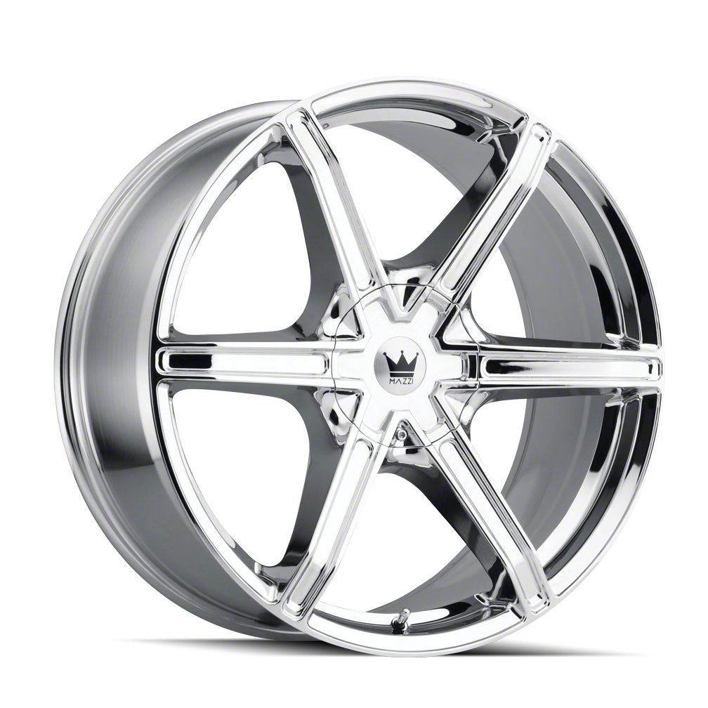 Mazzi Jeep Wrangler Stilts Chrome Wheel; 20x8.5; 35mm Offset 371-2814C ...