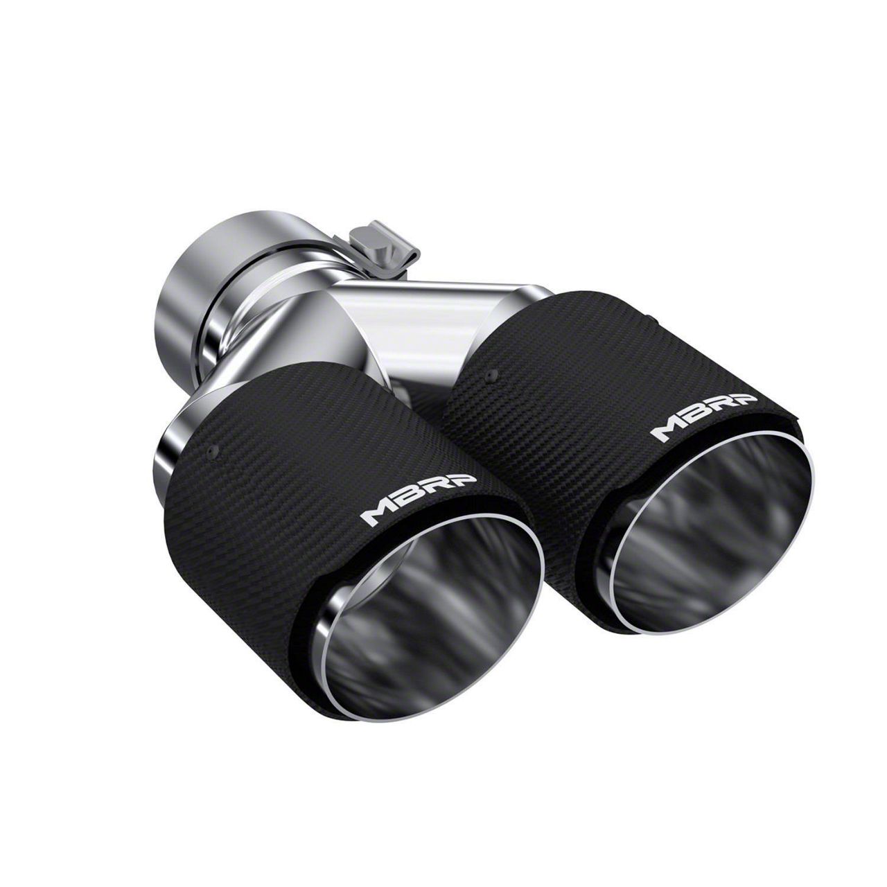 MBRP Toyota 4-Runner 4-Inch Dual Exhaust Tip; Carbon Fiber T5183CF ...