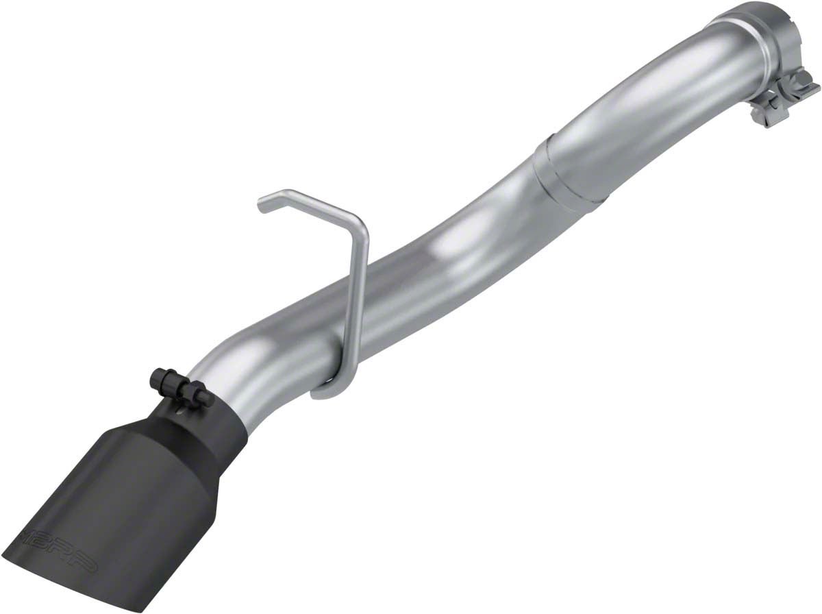 MBRP Jeep Wrangler Armor Plus Axle-Back Exhaust with Black Tip ...