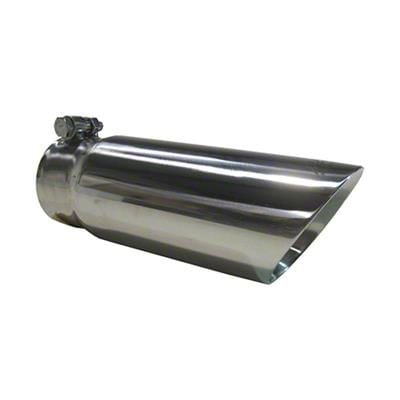 MBRP Tundra 3.50-Inch Dual Wall Angled Exhaust Tip; Polished T5114 ...