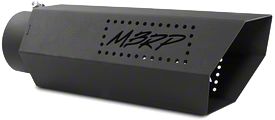 MBRP Tundra 5-Inch Hexagon Exhaust Tip; Black T5165BLK (Fits 4-Inch ...