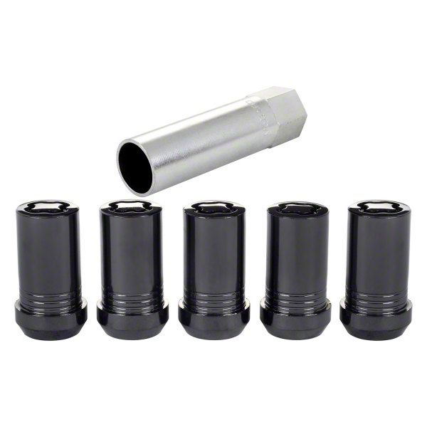 McGard Jeep Gladiator Black Tuner Style Wheel Lock Set; M14 x 1.5 ...