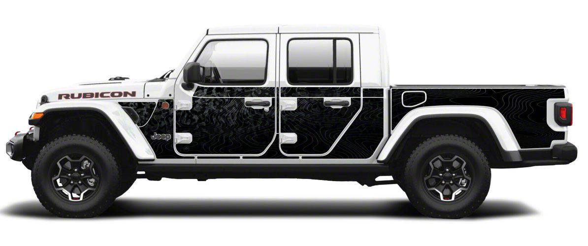MEK Magnet Jeep Wrangler Removable Body Armor; Ghost Camo Black 5515 ...