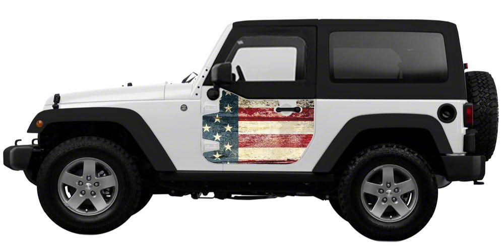 MEK Magnet Jeep Wrangler Removable Half Door Body Armor; The Patriot ...