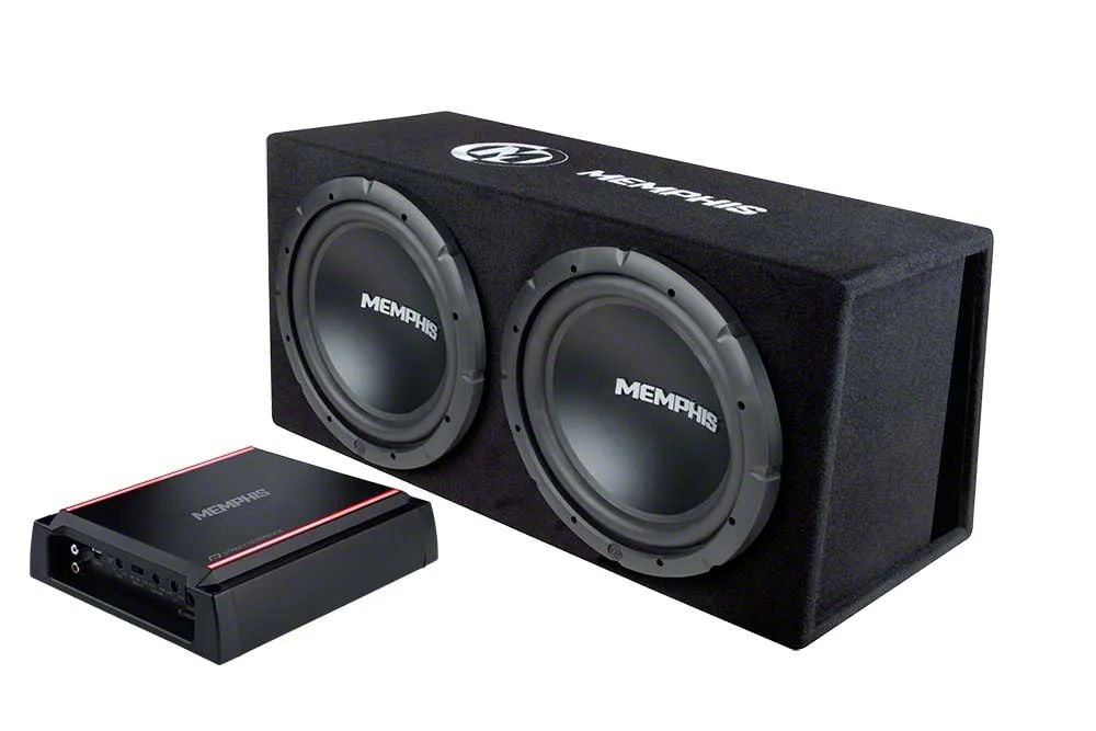 Memphis Audio Tundra SRX Vented Enclosure Bass Package with Dual 12 ...