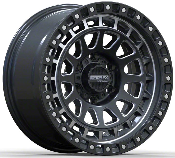 Metal FX Offroad Toyota 4-Runner Outlaw Satin Black 6-Lug Wheel; 17x8.5 ...