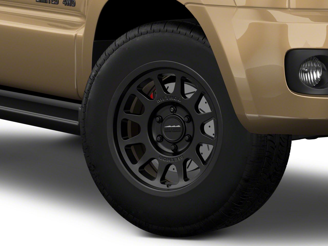 Method Race Wheels Toyota 4-Runner MR703 Bead Grip Matte Black 6-Lug ...