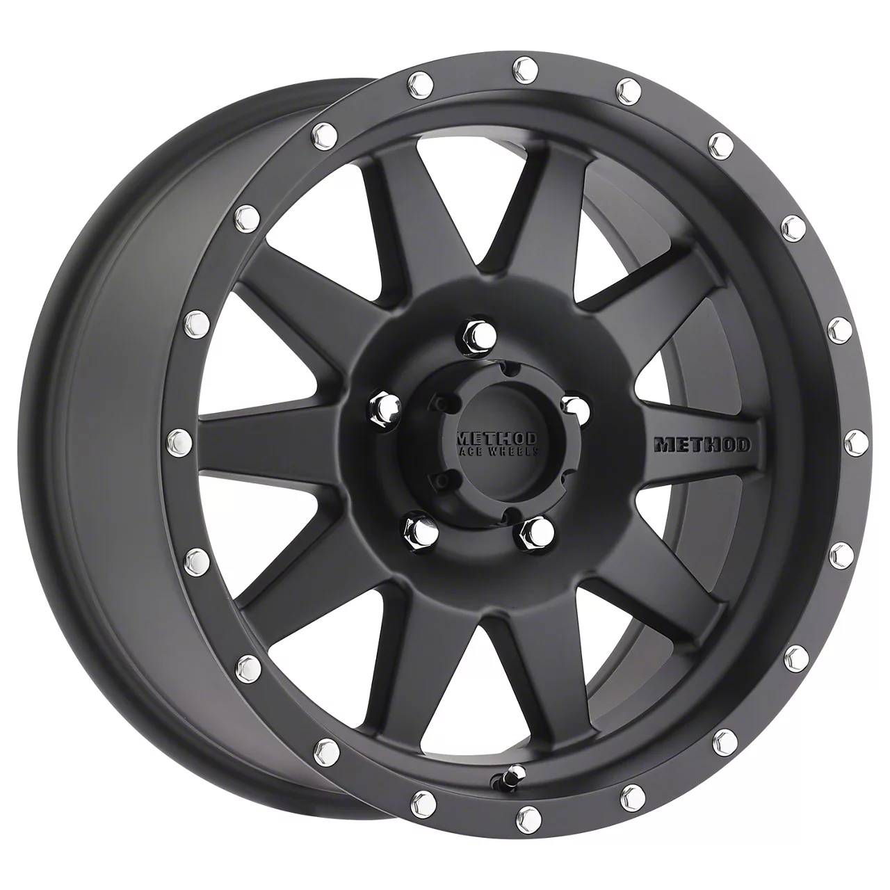 Method Race Wheels Jeep Wrangler MR301 The Standard Matte Black Wheel ...