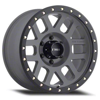 Method Race Wheels Titan MR309 Grid Titanium 6-Lug Wheel; 18x9; 0mm ...