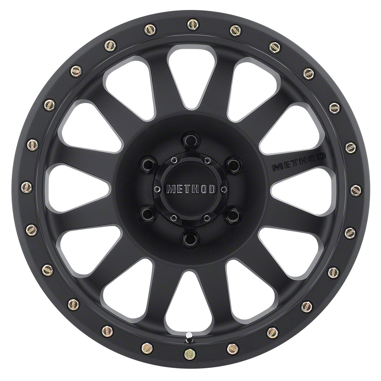 Method Race Wheels Tacoma MR304 Double Standard Matte Black 6-Lug Wheel ...