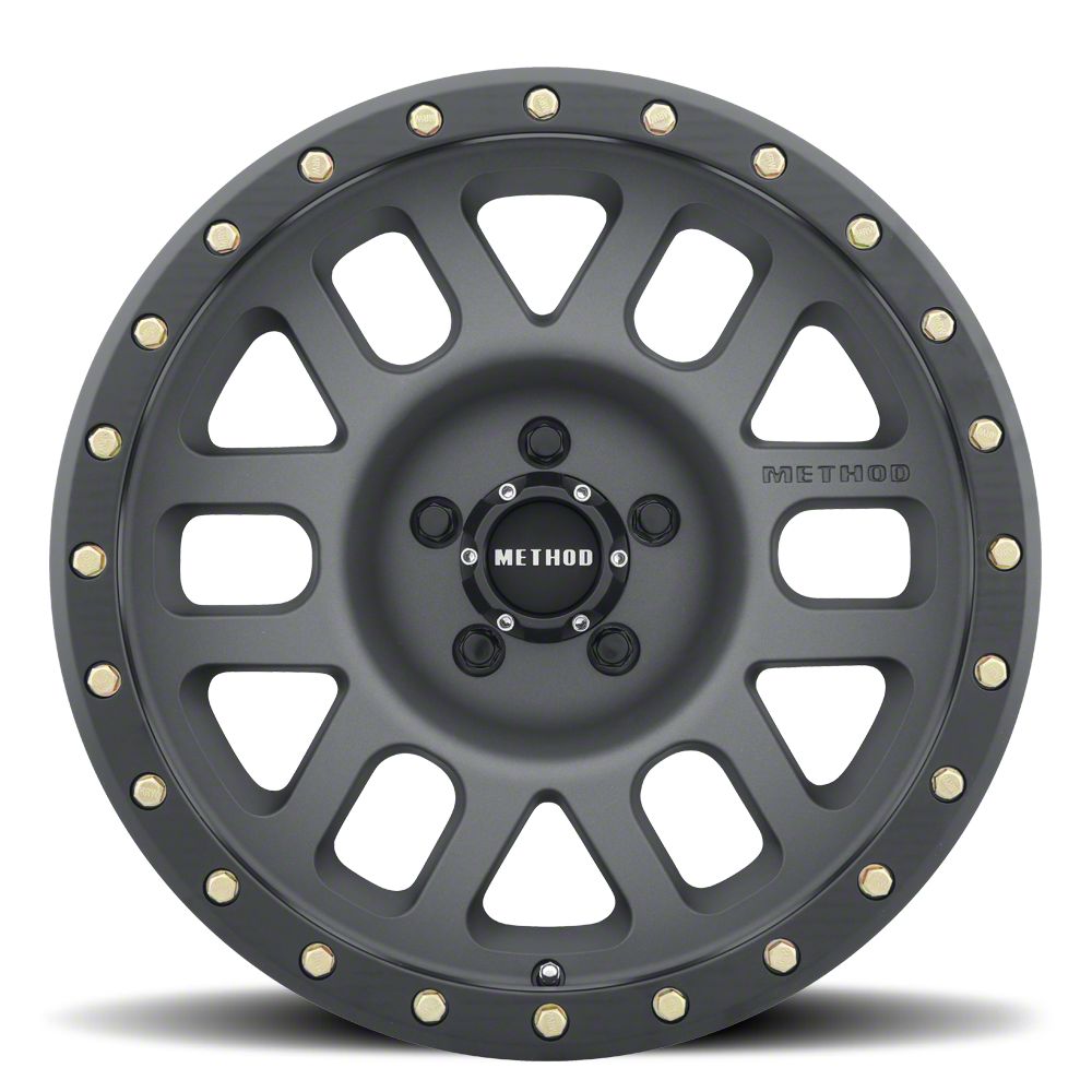 Method Race Wheels Tundra MR309 Grid Titanium with Matte Black Lip 5 ...