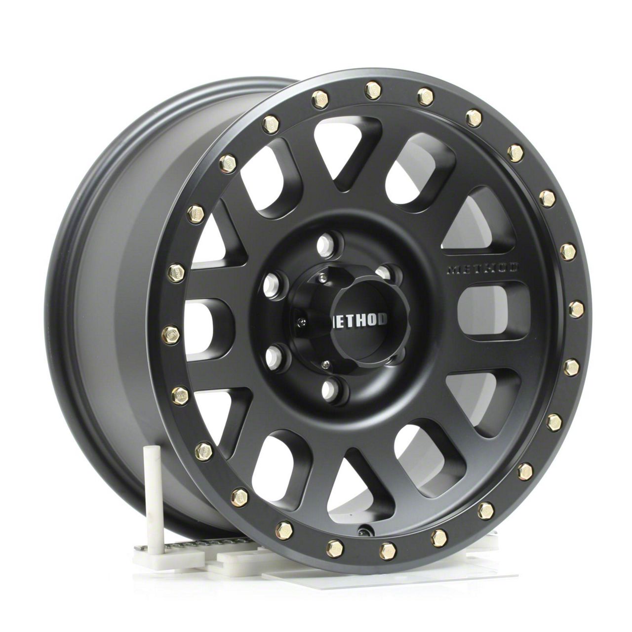 Method Race Wheels Tacoma MR309 Grid Matte Black 6-Lug Wheel; 17x8.5 ...