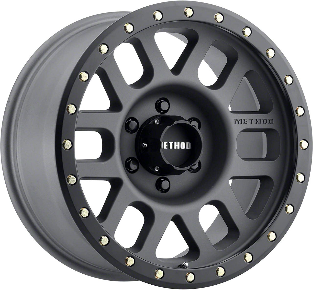 Method Race Wheels Tacoma MR309 Grid Titanium 6-Lug Wheel; 17x8.5; 0mm ...