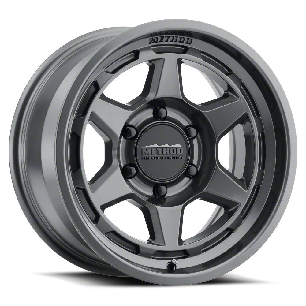 Method Race Wheels Toyota 4-Runner MR708 Bead Grip Gloss Titanium 6-Lug ...