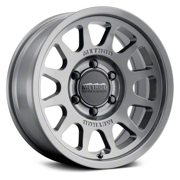 Method Race Wheels Toyota 4-Runner MR703 Bead Grip Gloss Titanium 6-Lug ...