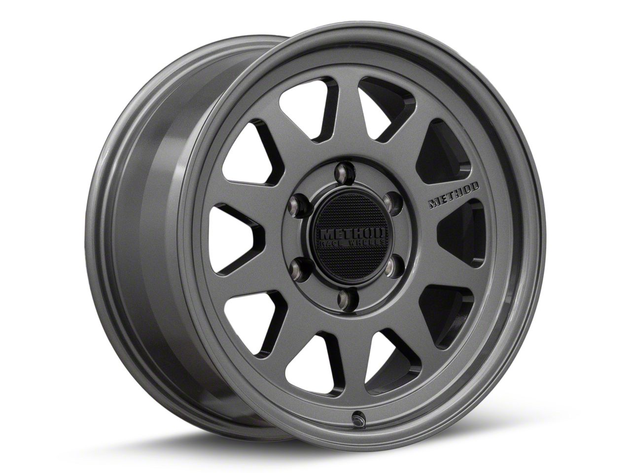 Method Race Wheels Bronco MR316 Gloss Titanium 6-Lug Wheel; 17x8; 25mm ...