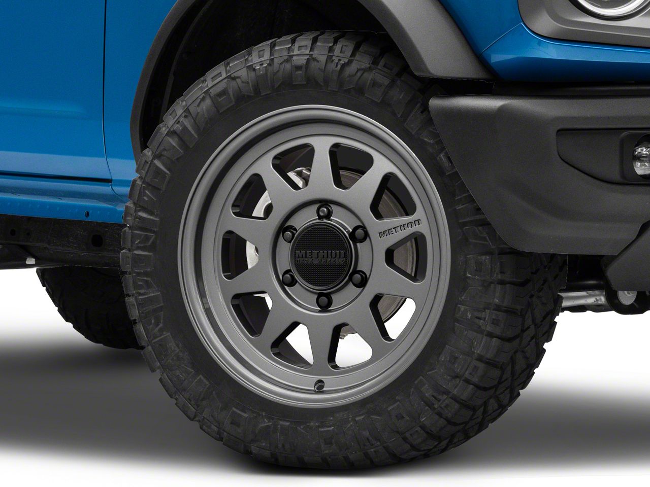 Method Race Wheels Bronco MR316 Gloss Titanium 6-Lug Wheel; 20x9; 18mm ...