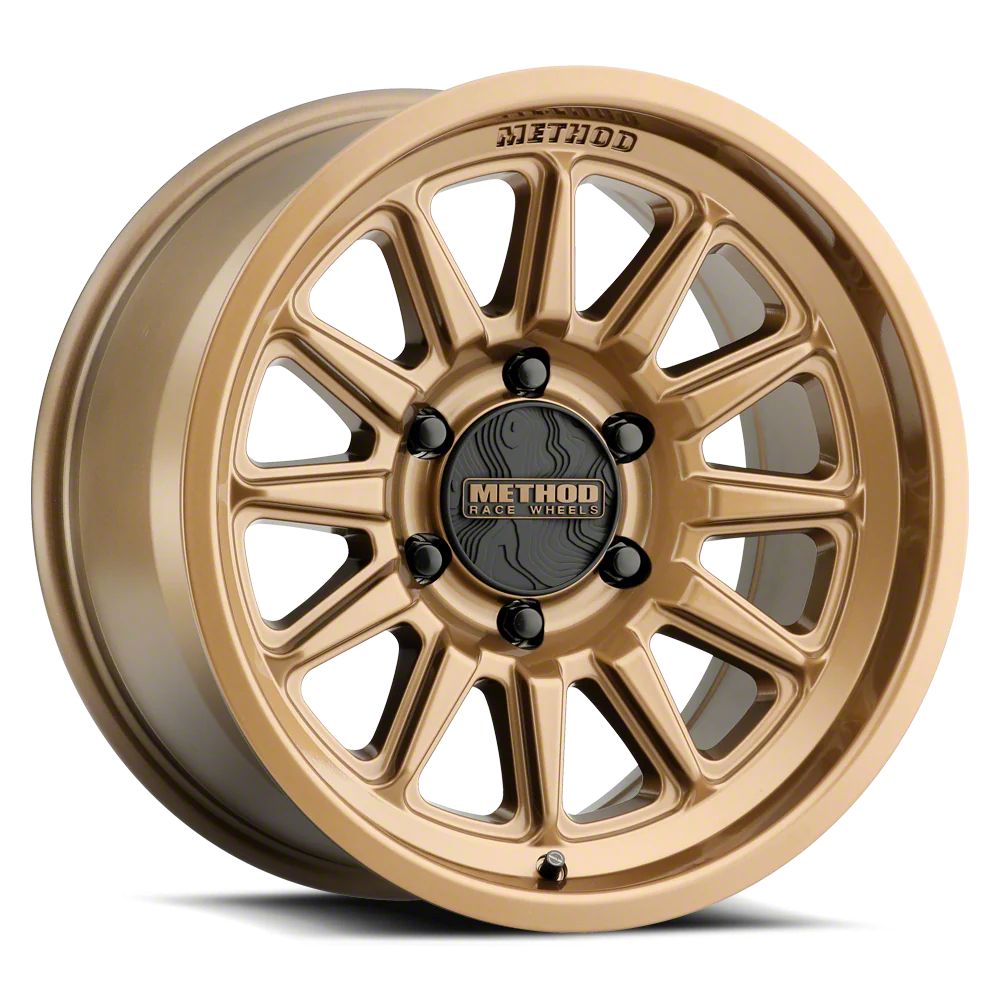 Method Race Wheels Bronco MR323 Gloss Bronze 6-Lug Wheel; 18x9; 12mm ...