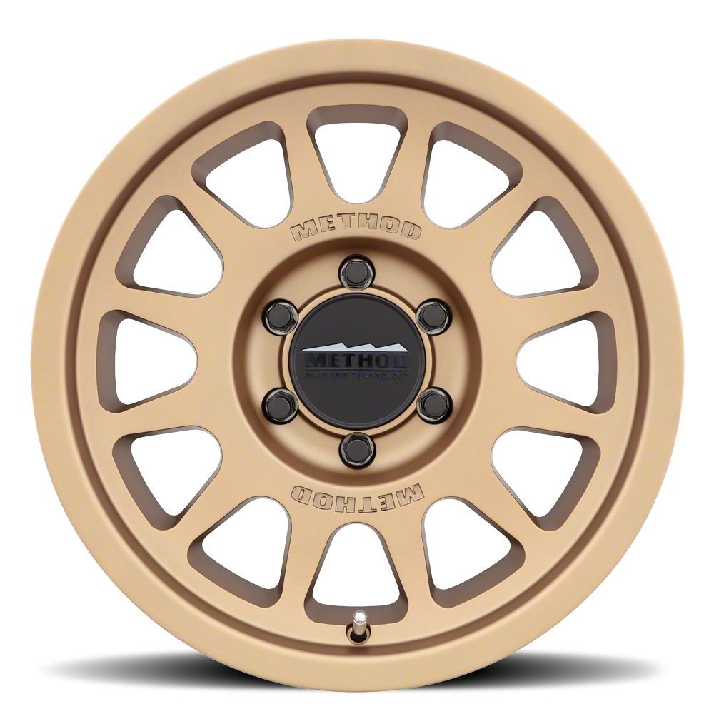 Method Race Wheels Bronco MR703 Bead Grip Bronze 6-Lug Wheel; 16x8; 0mm ...