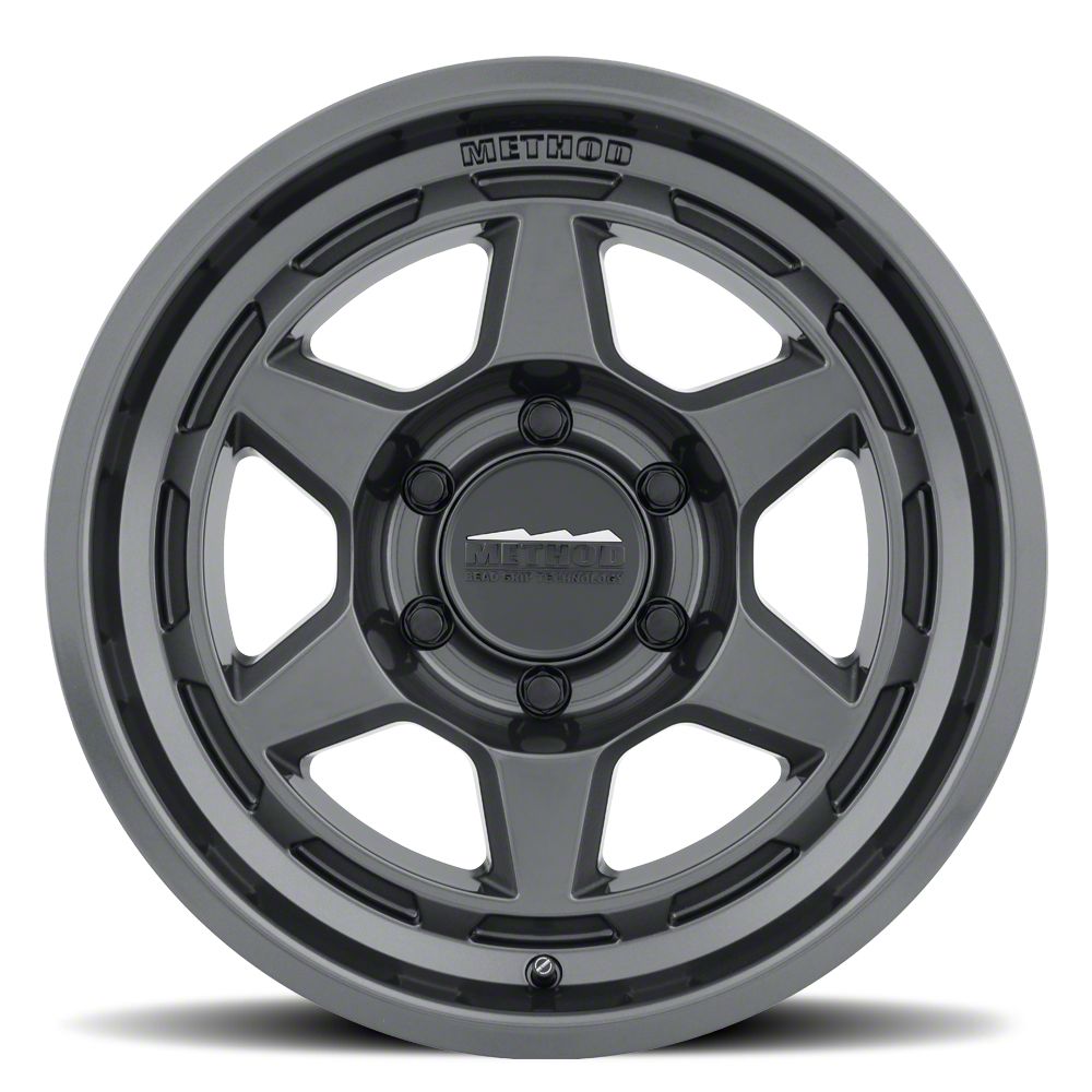 Method Race Wheels Bronco MR708 Bead Grip Gloss Titanium 6-Lug Wheel ...
