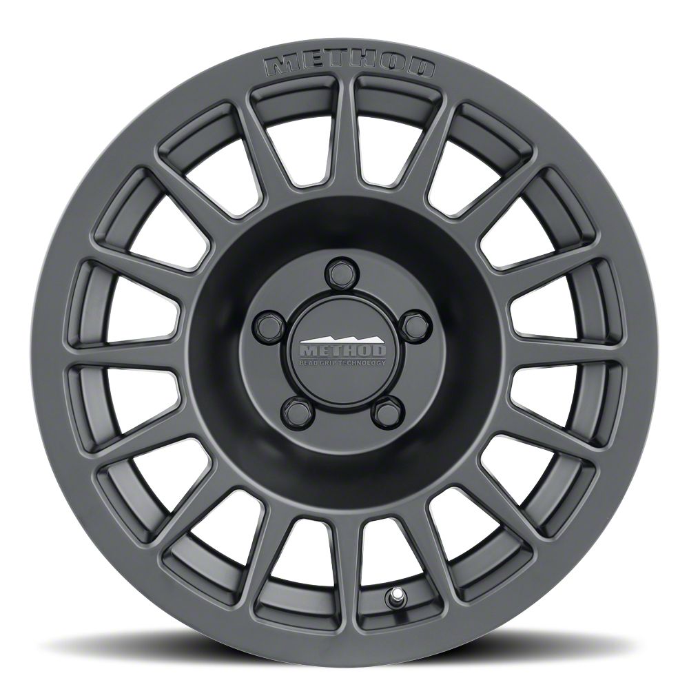 Method Race Wheels Bronco Sport MR707 Bead Grip Matte Black 5-Lug Wheel ...
