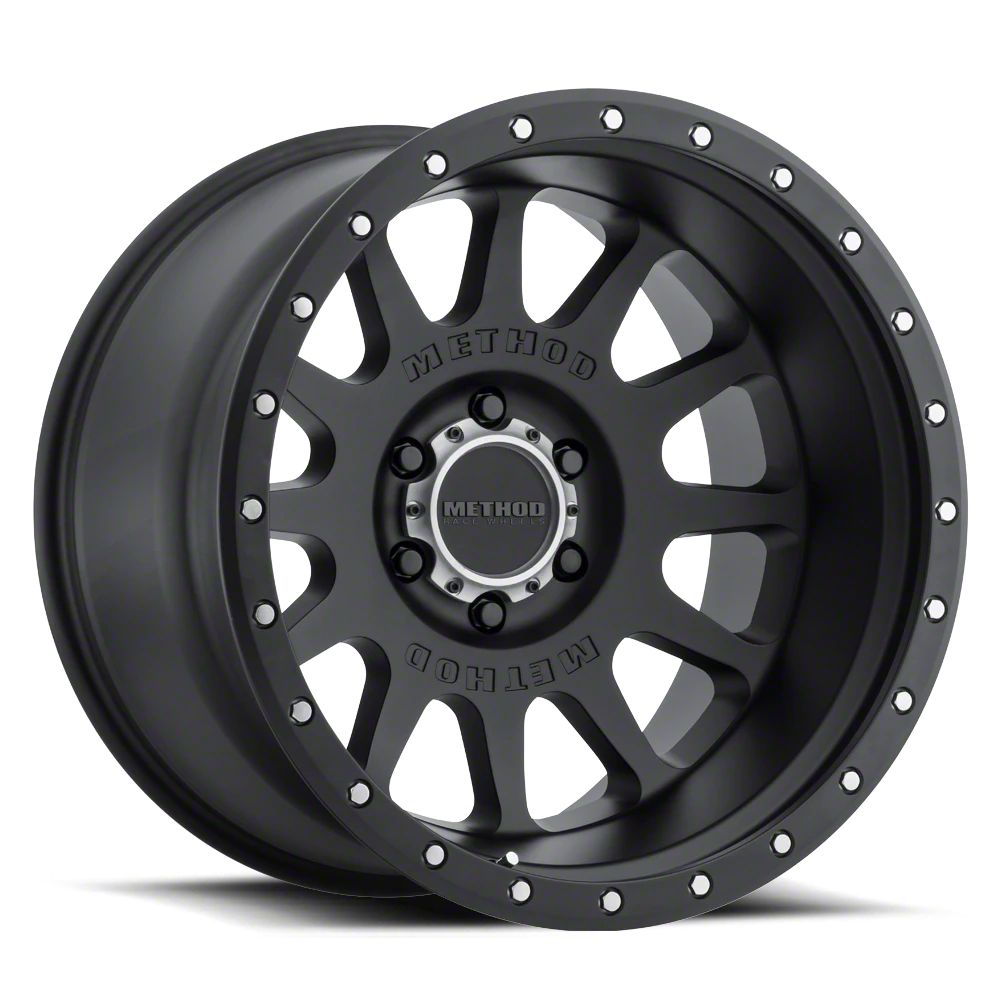 Method Race Wheels Jeep Gladiator MR605 NV Matte Black Wheel; 20x12 ...