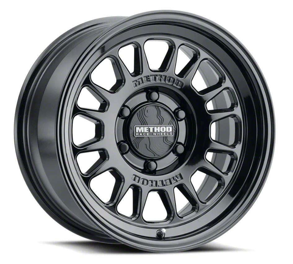 Method Race Wheels Jeep Wrangler MR318 Gloss Black Wheel; 17x8.5; 0mm ...