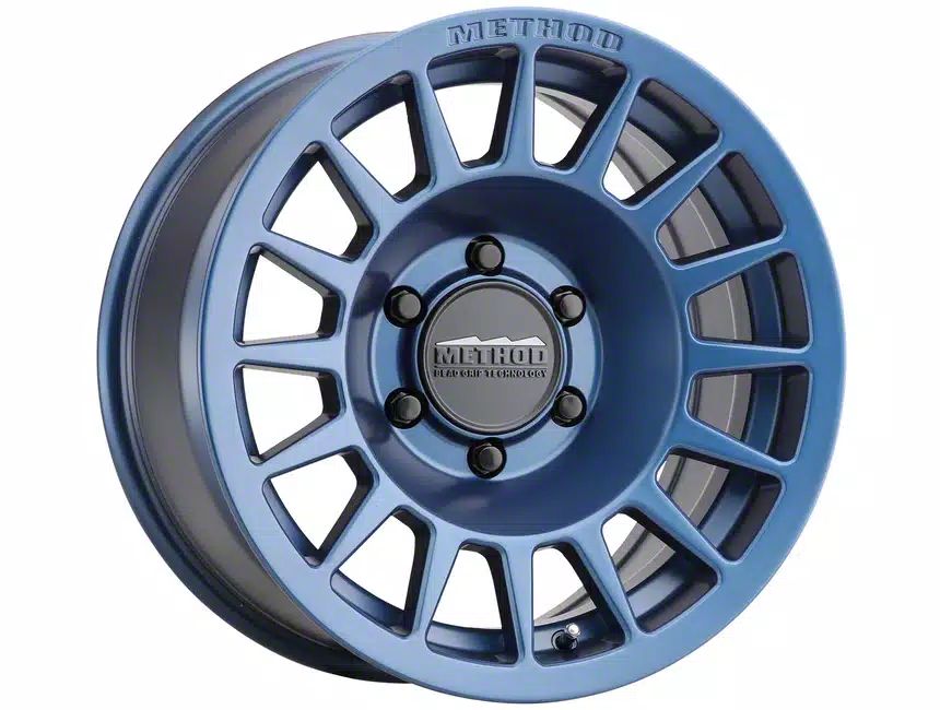 Method Race Wheels Jeep Wrangler MR707 Bead Grip Bahia Blue Wheel; 17x8 ...