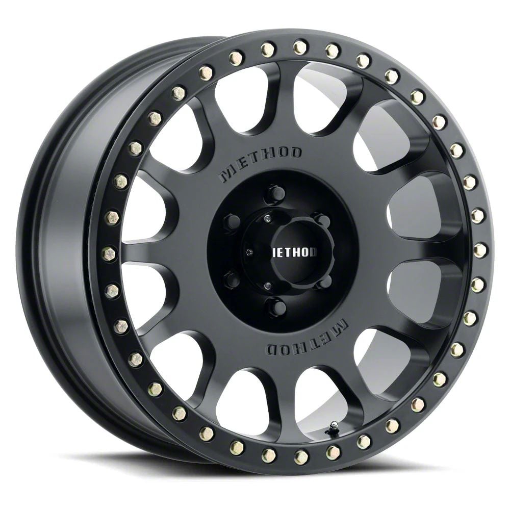Method Race Wheels Jeep Wrangler MR105 True Beadlock Matte Black Wheel ...