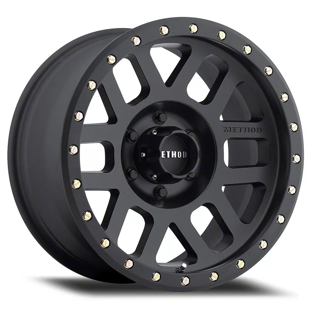 Method Race Wheels Jeep Wrangler MR309 Grid Matte Black Wheel; 17x8.5 ...