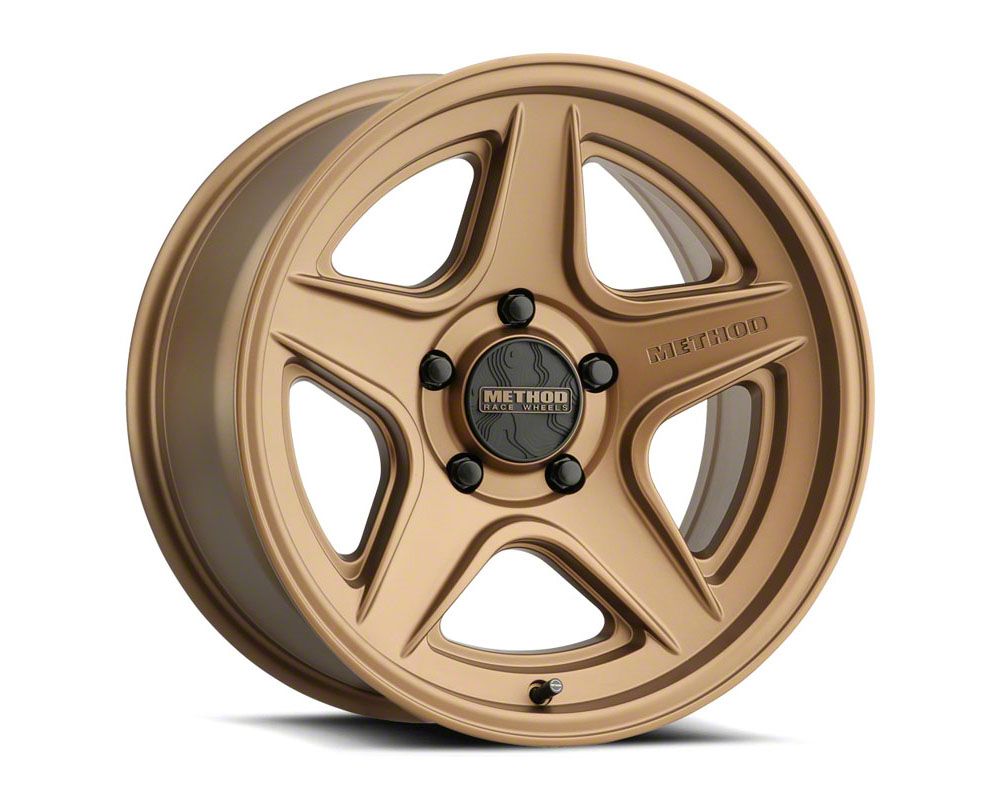 Method Race Wheels Jeep Wrangler MR319 Bronze Wheel; 17x8.5; 0mm Offset ...