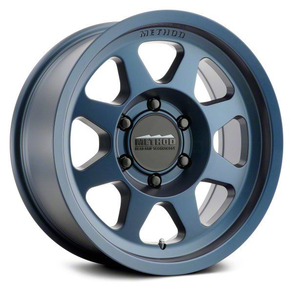 Method Race Wheels Jeep Wrangler MR701 Bead Grip Bahia Blue Wheel; 17x9 ...